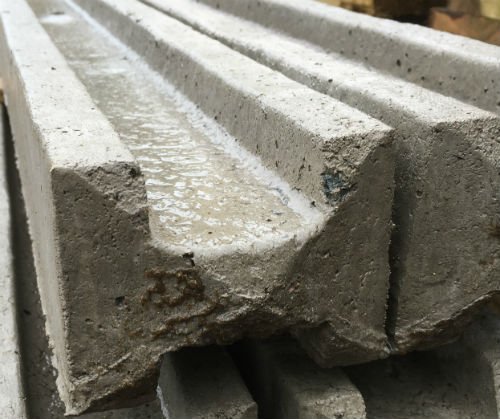 Concrete Fence Posts – Slotted & Morticed | Barlow's Woodyard