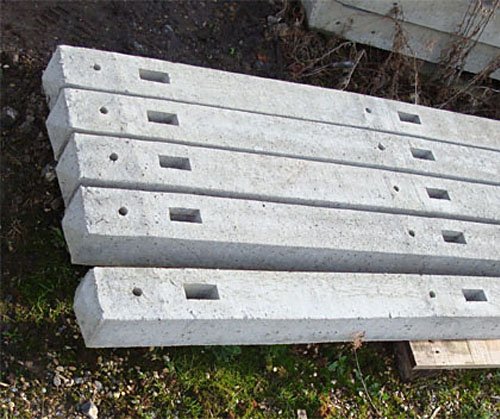 2.44m Concrete Int 3x mort post 1.65mF/e
