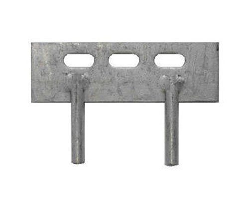2 prong gravel board cleat 6" galv.