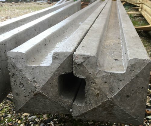 2440 Concrete Slotted Corner Post